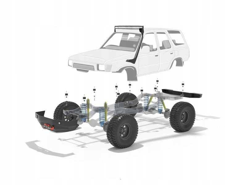 Toyota 4runner Body Lift 2 Lift + 5cm