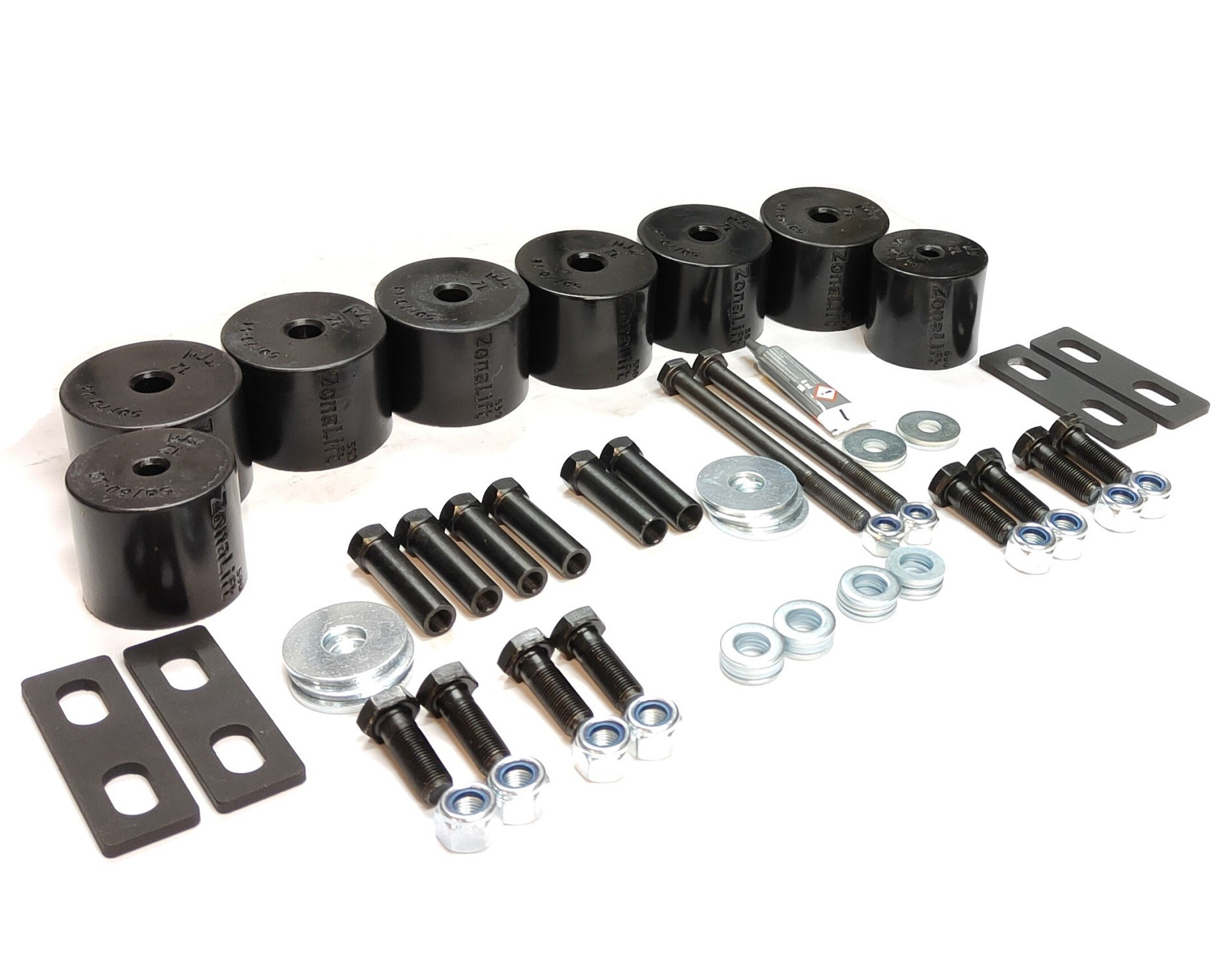 Suzuki Jimny 1998r–2017r Body Lift 50mm Lift karoserii 2 cale / śruby ...